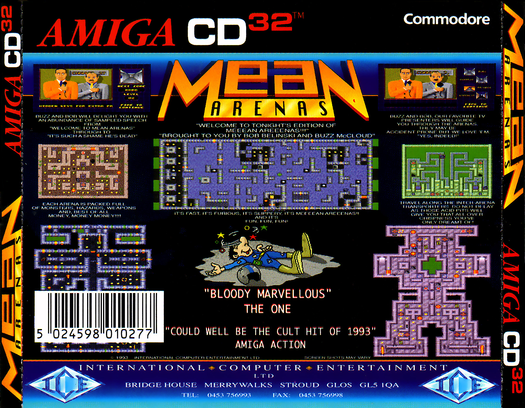 Commodore Amiga CD32 Game Covers Box Scans Box Art CD Labels Cart Labels